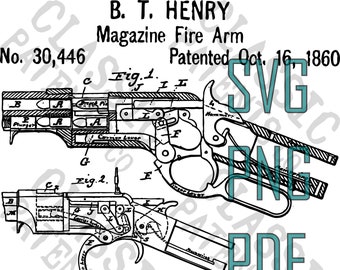 Henry Rifle Svg - Etsy