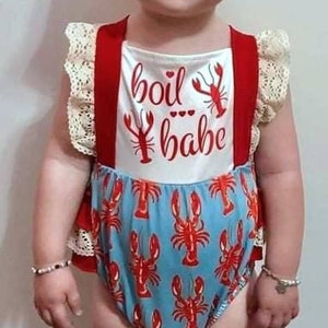 Baby Girl Crawfish Outfit Motlapol Toddler Baby Boy Lobster Clothes ...