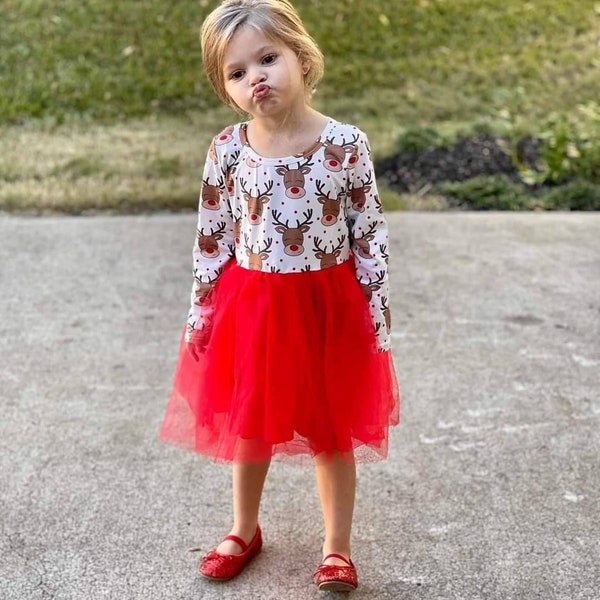 Reindeer Tutu Dress - Etsy