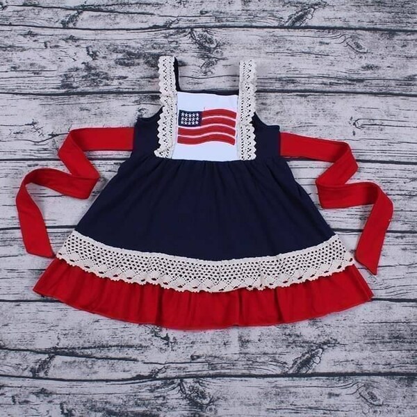 Red White Blue Dress - Etsy