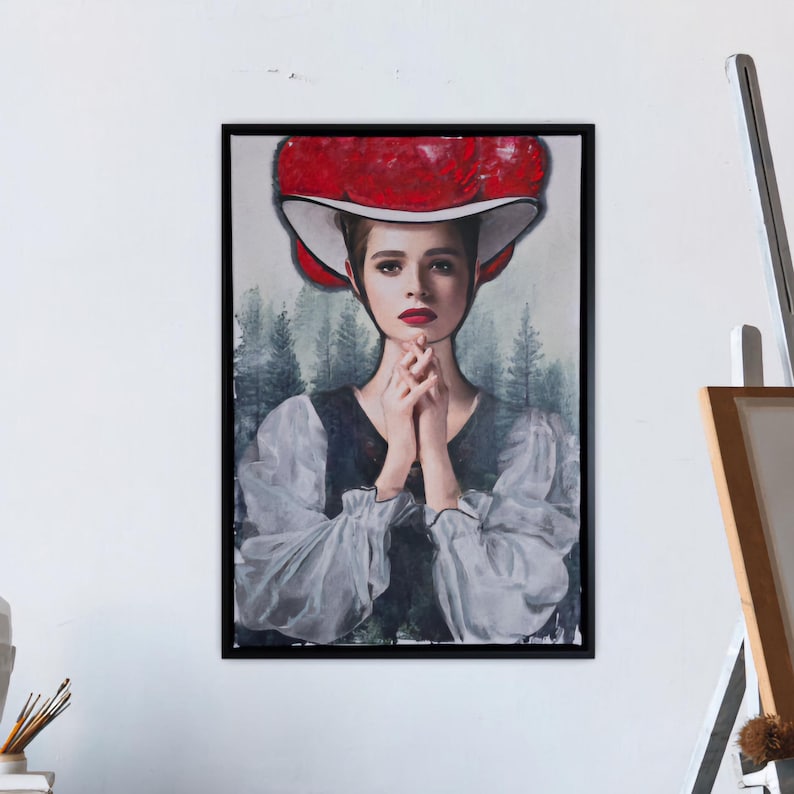 Schwarzwaldmadel Bild Auf Leinwand
