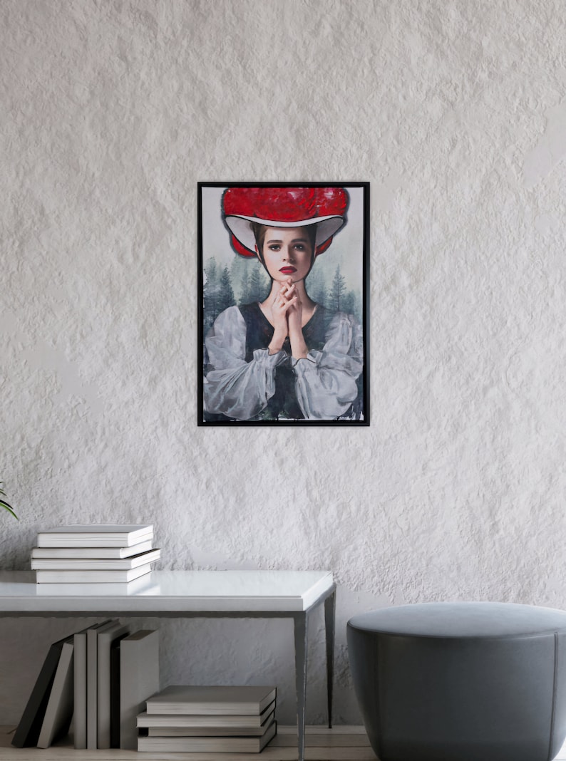 Schwarzwaldmadel Bild Auf Leinwand