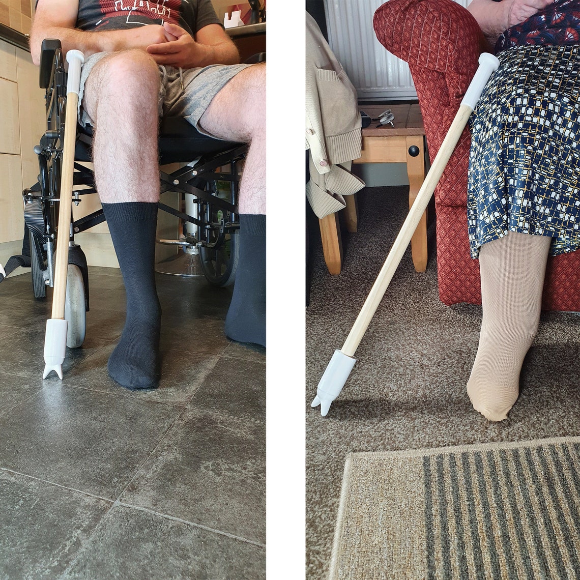 Compression Sock Remover, Helper, Extra Long Reach, Disability ...