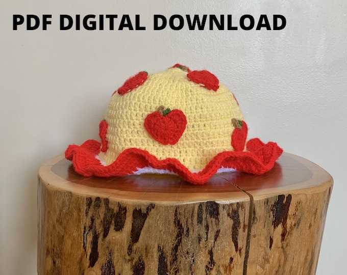 Strawbery Shortcake , APPLE DUMPLING Inspired Bucket Hat, Halloween ...