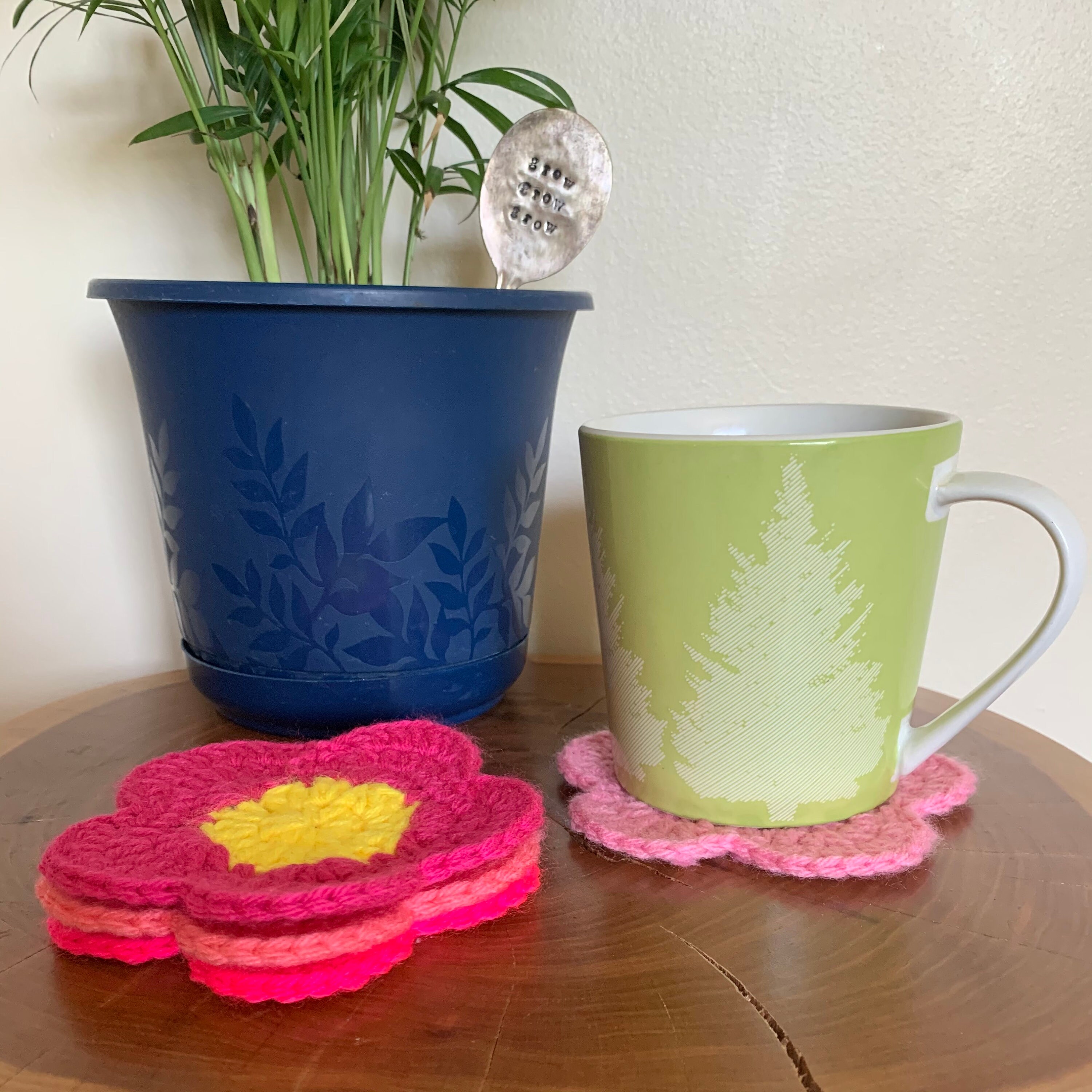 Flower Power Crochet Coasters PATTERN ONLY | Etsy