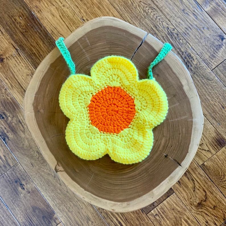 Flower Power Crochet Bag PATTERN ONLY - Etsy
