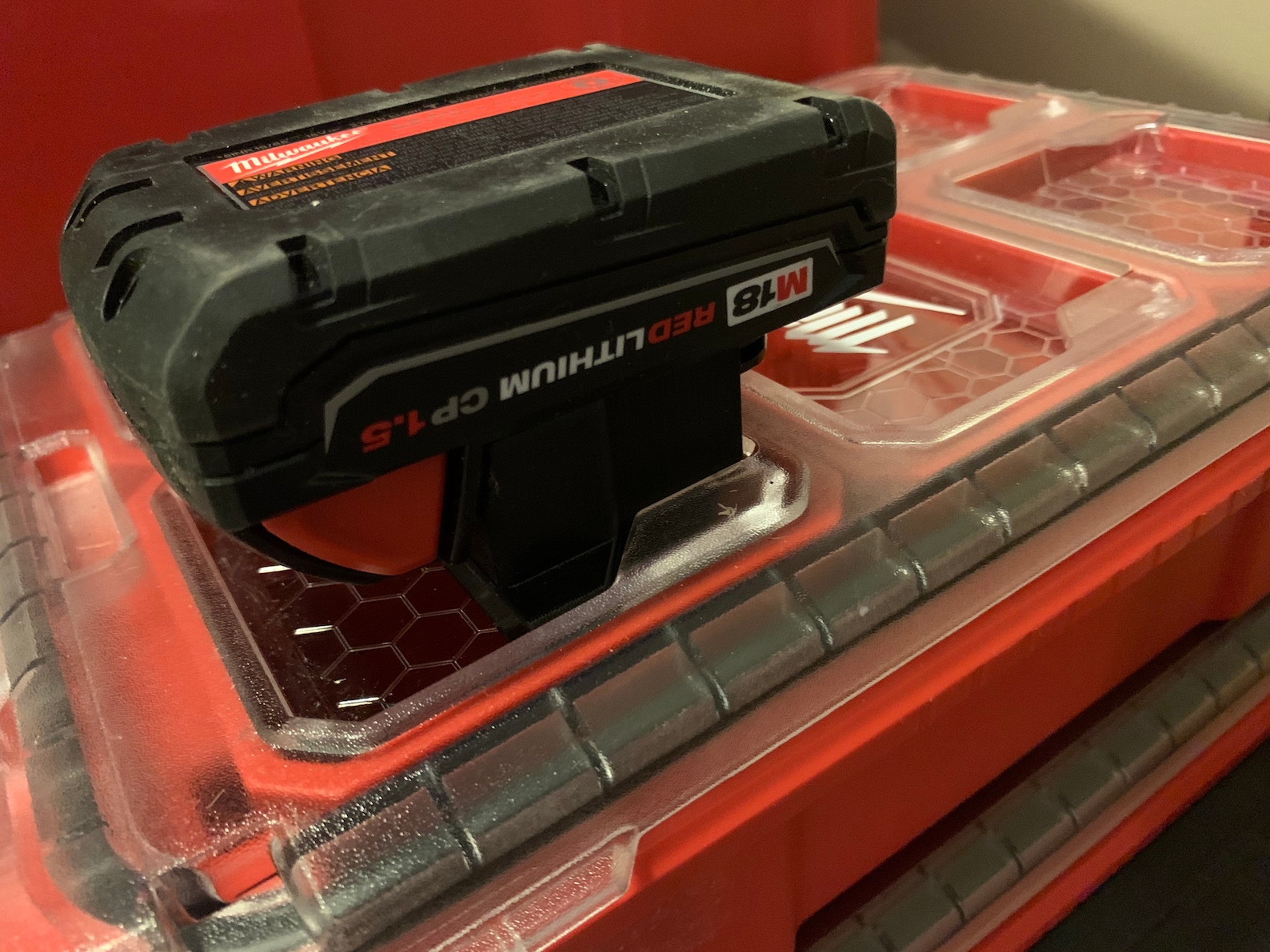Locking Milwaukee M18 Friction Fit Packout Battery Holder - Etsy