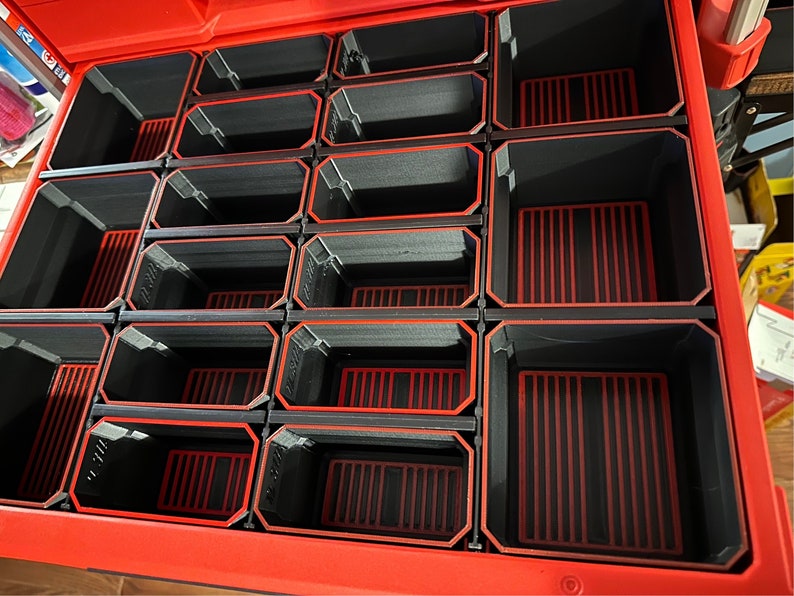 Milwaukee 4 Drawer Bin Organizers - Full Drawer - Etsy