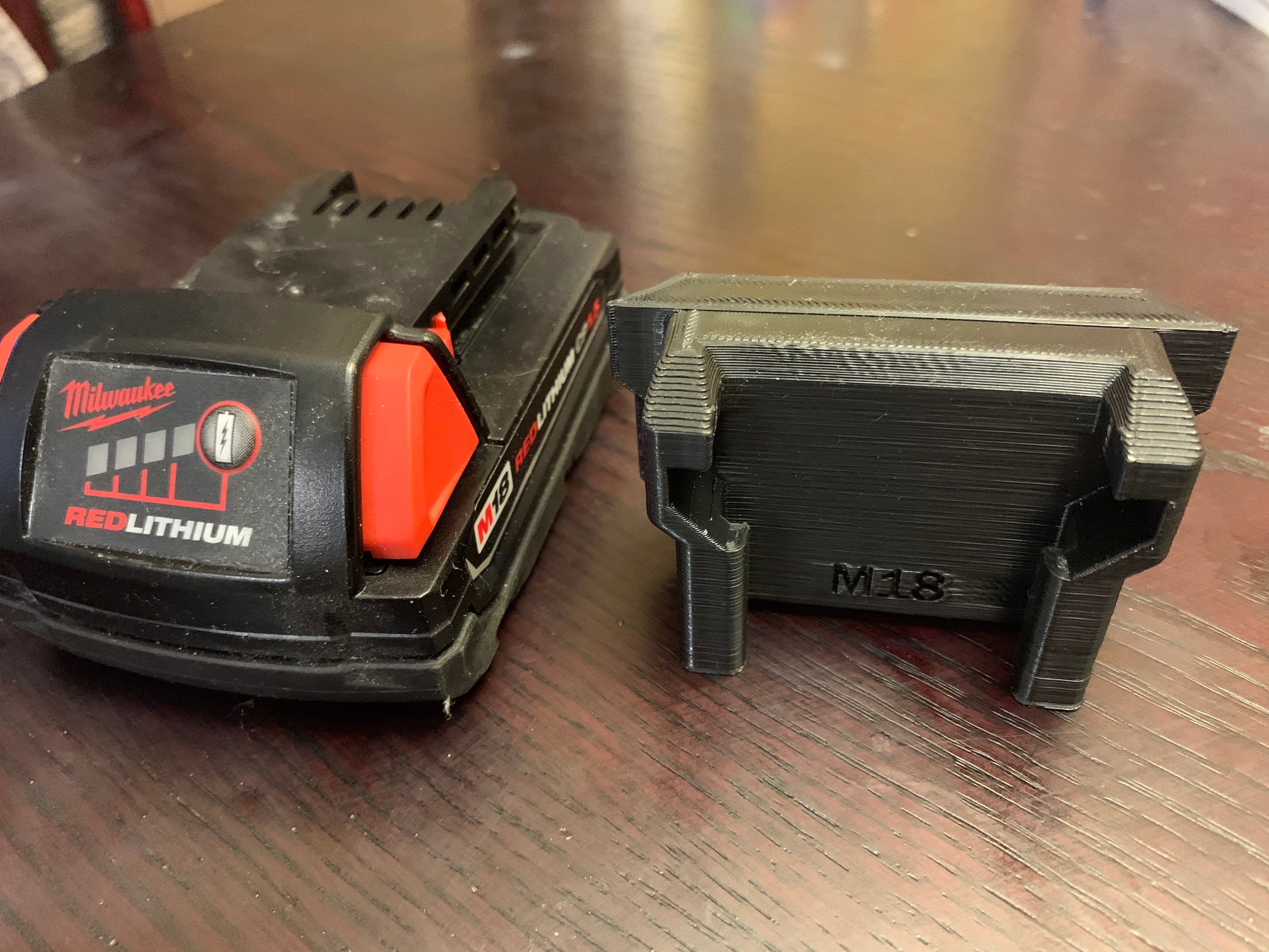 Locking Milwaukee M18 Friction Fit Packout Battery Holder - Etsy