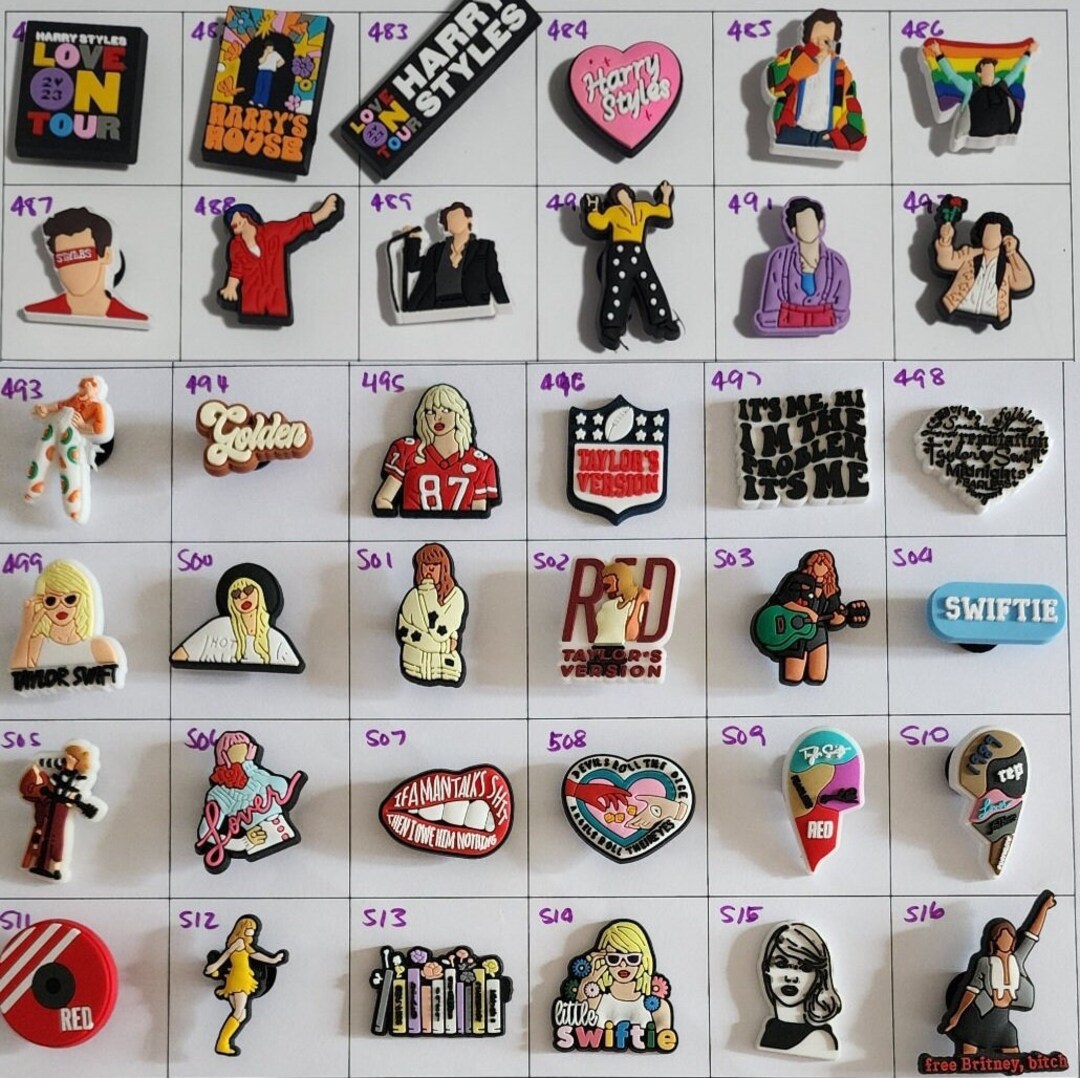 CROC Style Charms 481 540 price is Each Charm Not the Full Set - Etsy ...