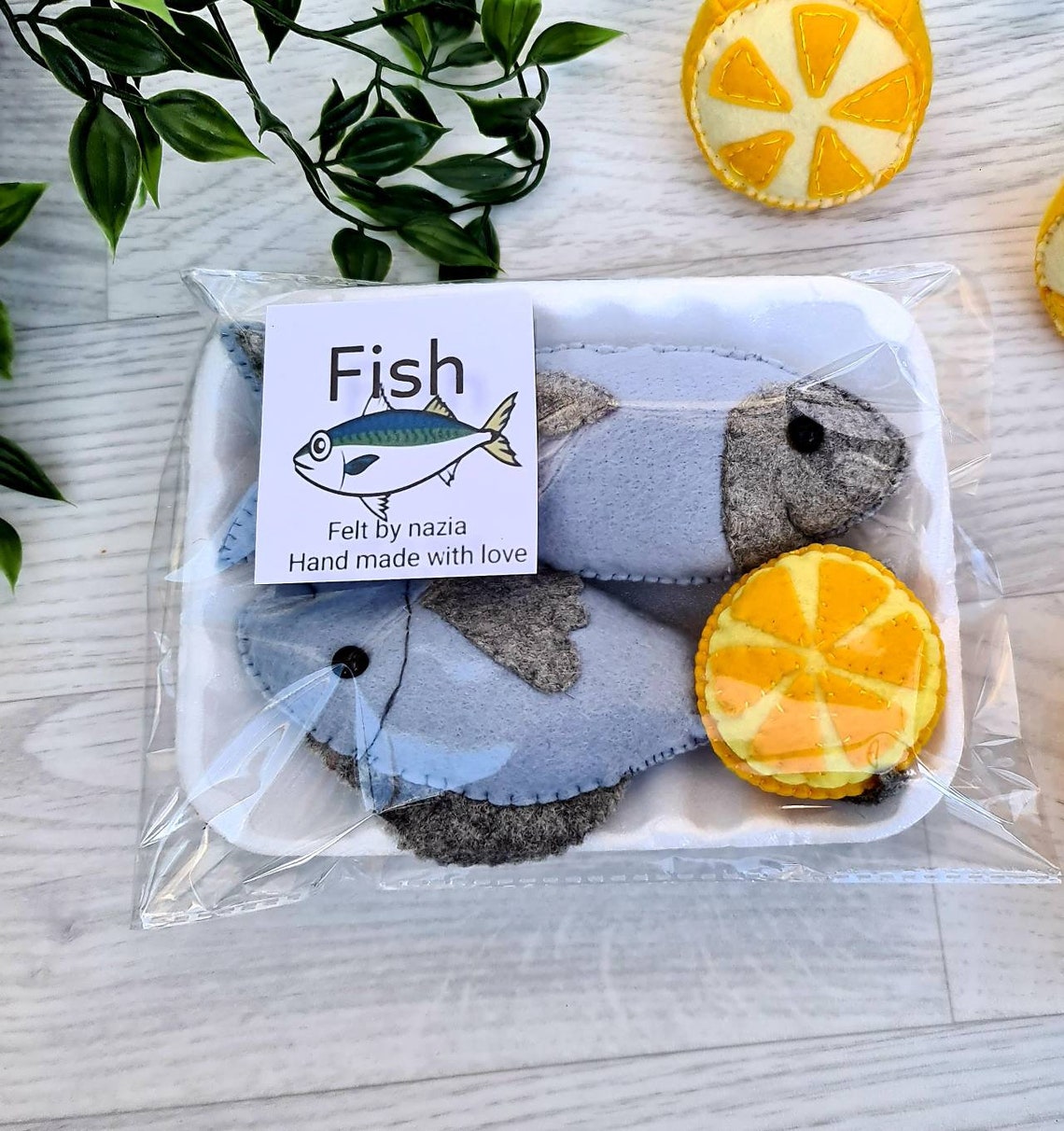 Felt Play Food Felt Play Meat Felt Salmon Felt Steak - Etsy UK