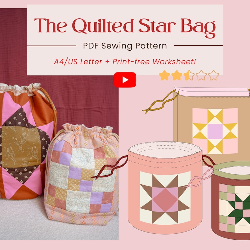 Patchwork Bags Pdf Patterns - Etsy UK