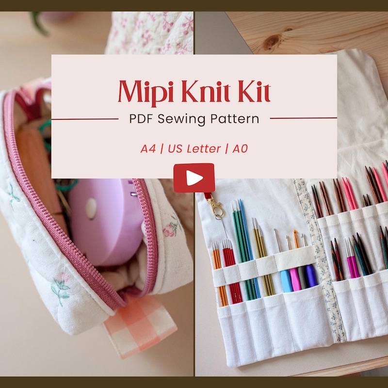 Sewing Pattern Knit Case - Etsy