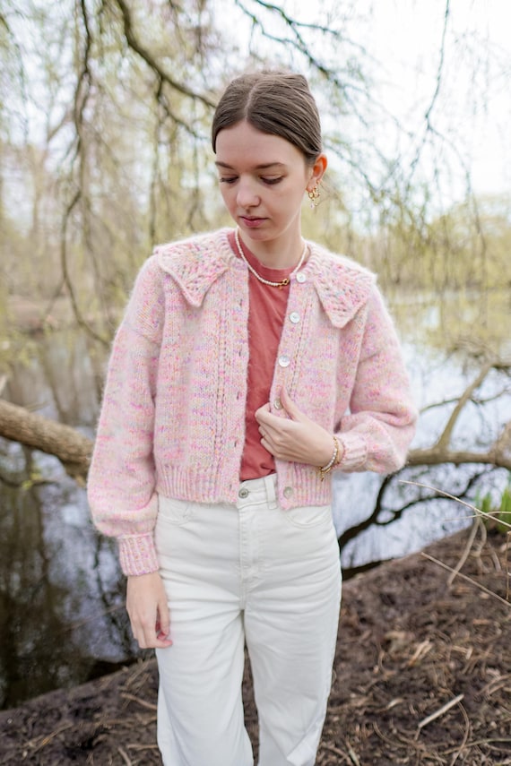 Lace Weight Cardigan Knitting Pattern Knit A Lacy Cropped Cardigan