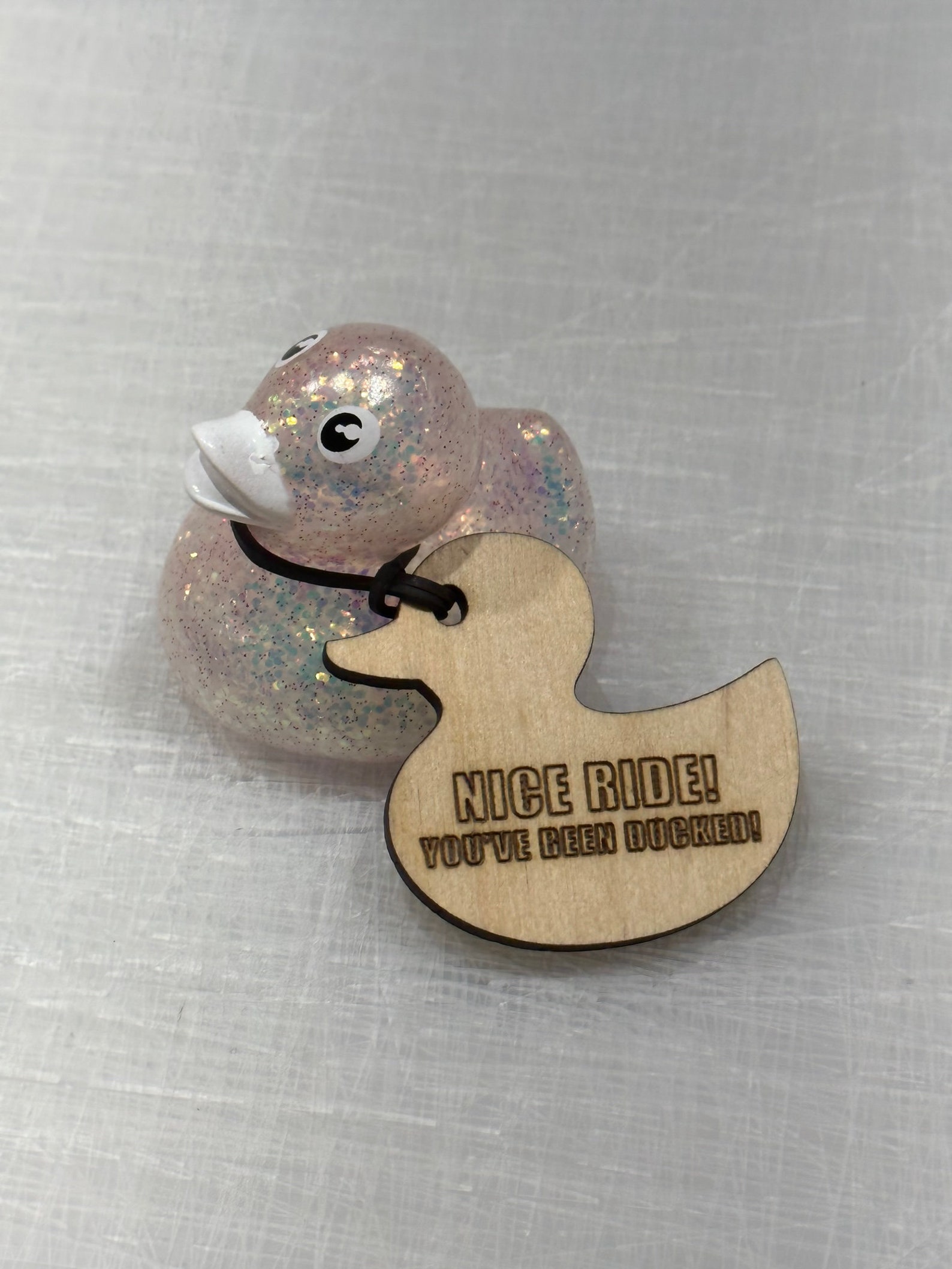 Bulk 75 Custom Duck Duck Tags With Rubber Bands Perfect for - Etsy