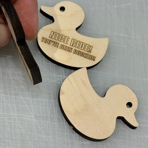 Custom Wood Duck Tags: Jeep Ducking Gifts - Etsy