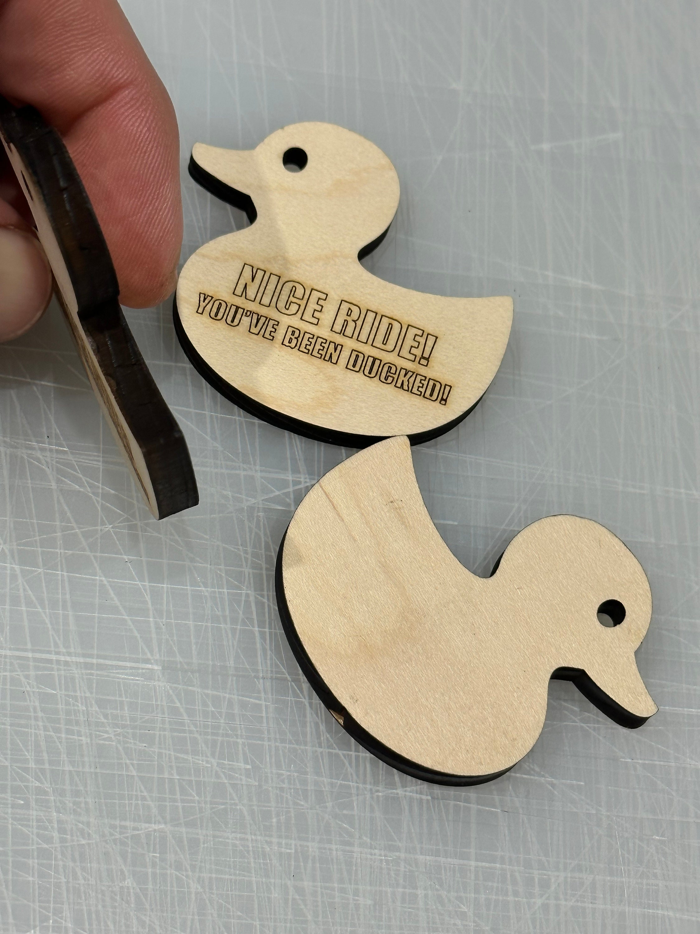 Custom Wood Duck Tags: Jeep Ducking Gifts - Etsy