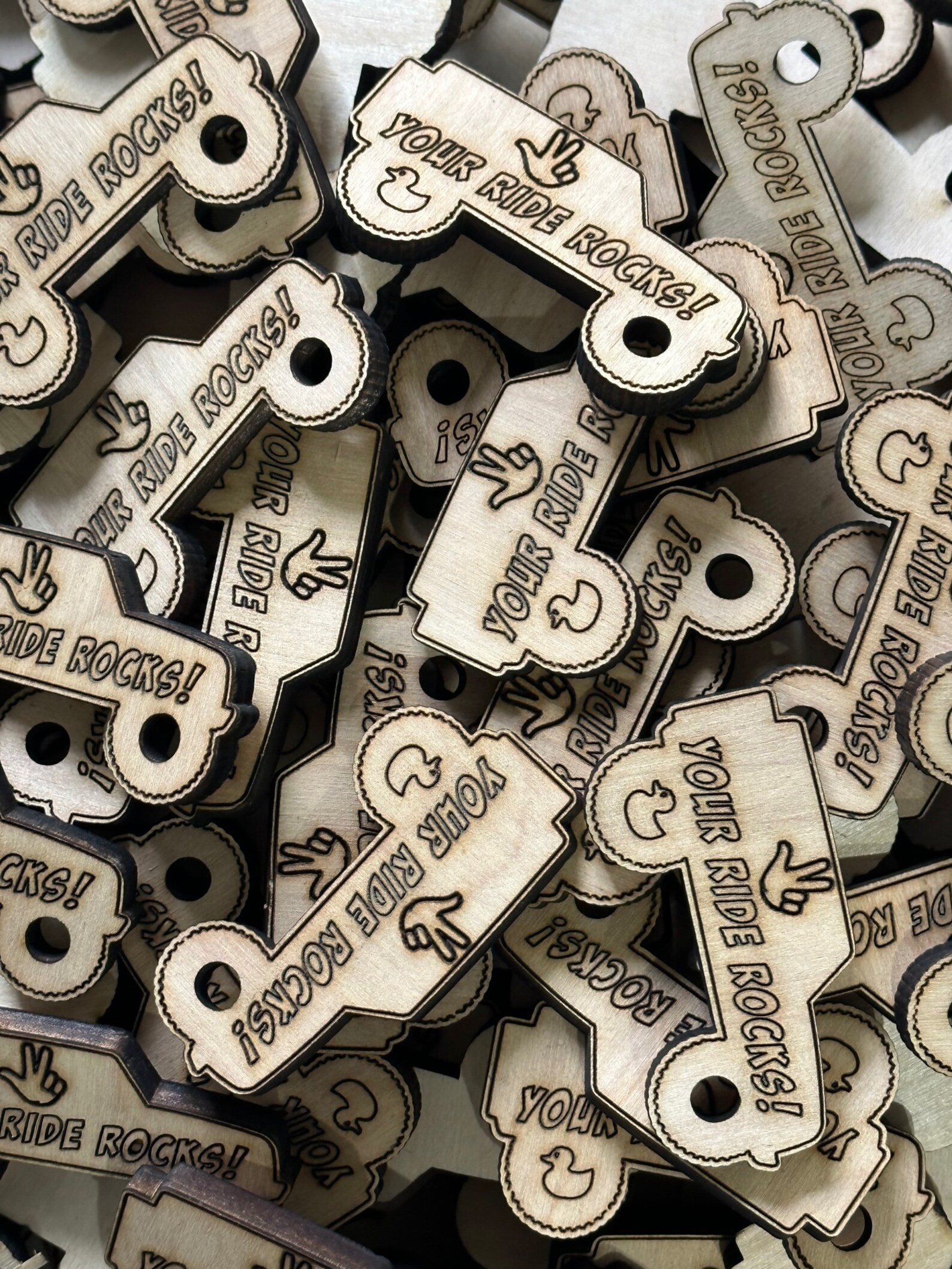 Bulk 75 Custom Duck Duck Tags With Rubber Bands Perfect for - Etsy