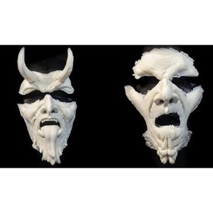 Krampus Foam Latex Prosthetic , Foam Latex Unpainted Krampus Mask ...