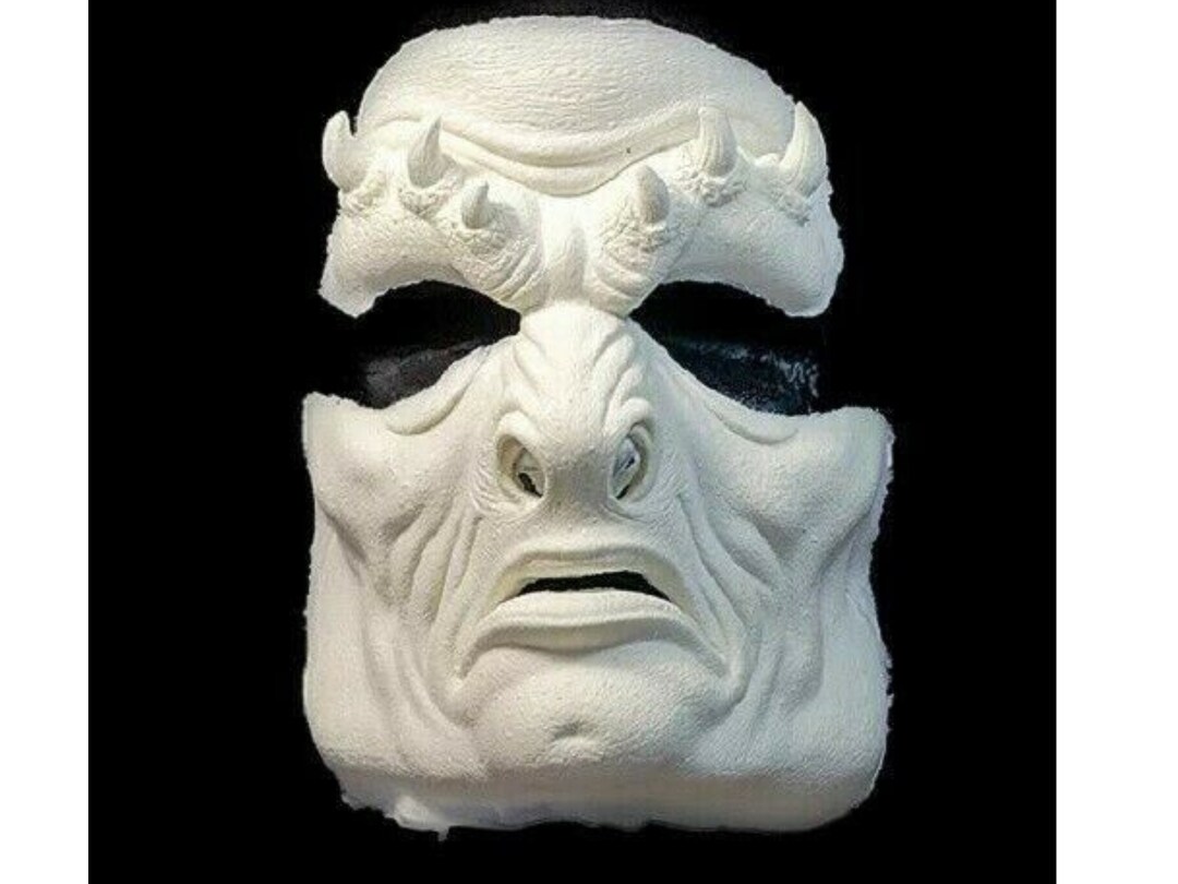 Orc Foam Latex Prosthetic Mask Foam Latex Unpainted Orc Face - Etsy UK