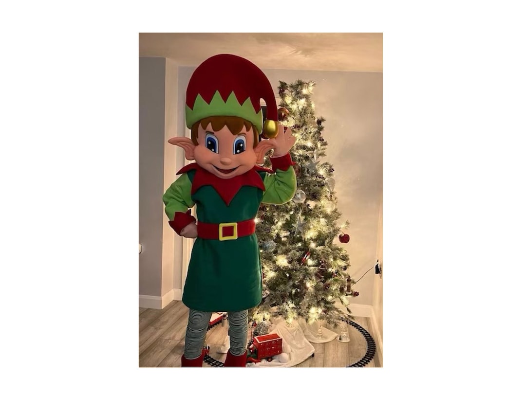 Professional Elf Mascot Costume Christmas Elf Mascot Adult - Etsy UK