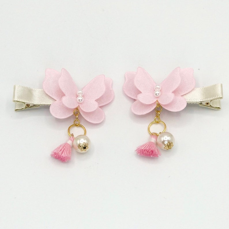 Korean Traditional Hanbok Butterfly Hair Clips (1 Set - 2 Pieces) - Etsy