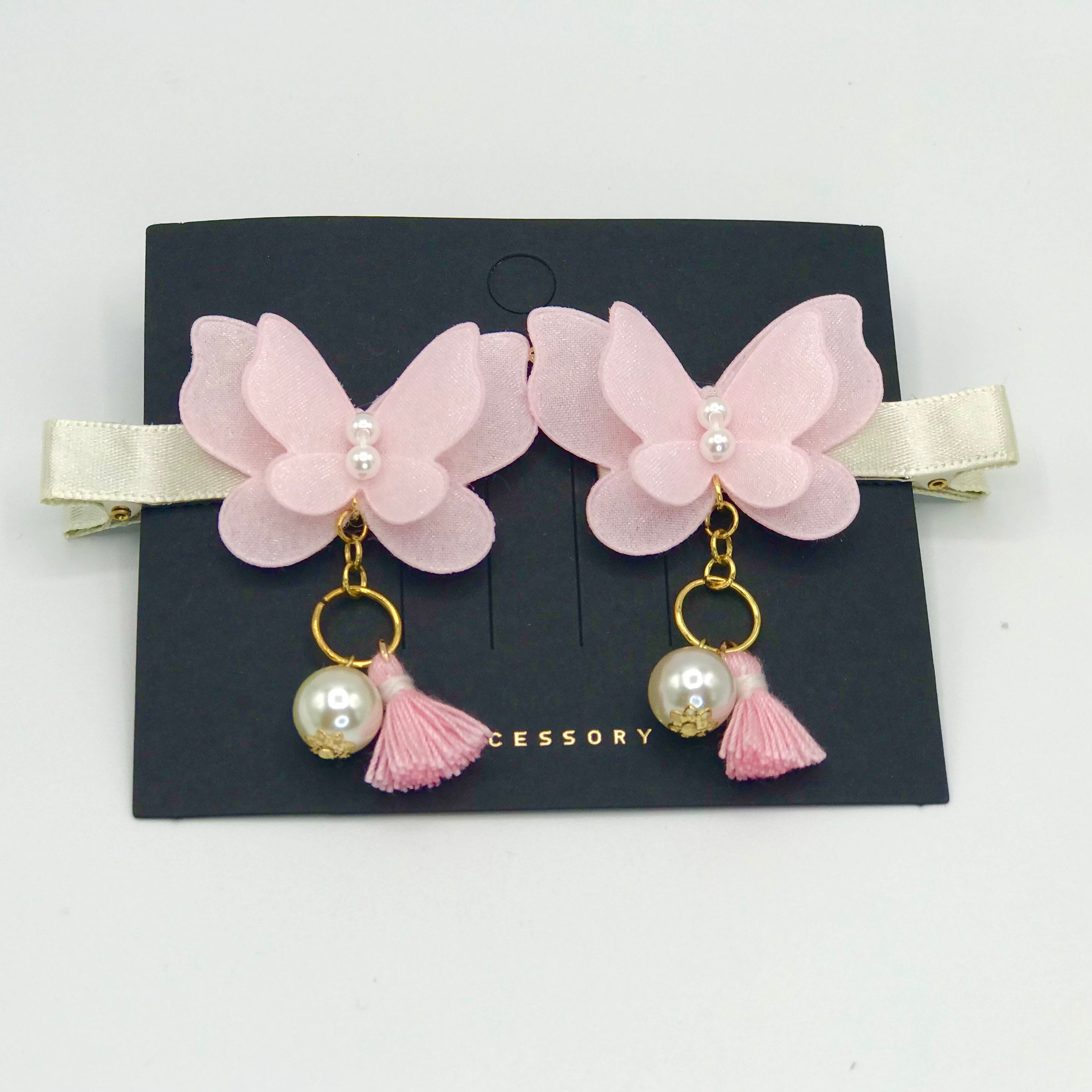 Korean Traditional Hanbok Butterfly Hair Clips (1 Set - 2 Pieces) - Etsy