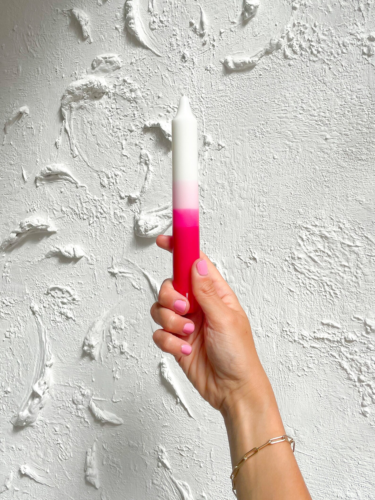 Dip Dye Candle / Dip Dye Candle Neon / Hand Dipped Candles / - Etsy