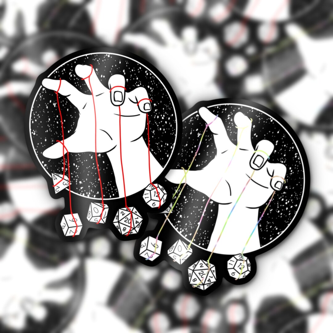 Strings of Fate Sticker Dnd Stickers TTRPG Stickers - Etsy