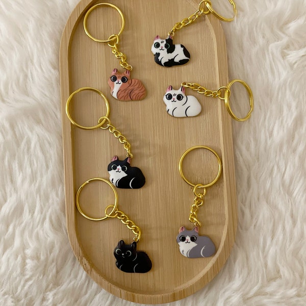 Calico Cat Keychain - Etsy