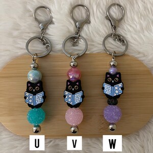 Cat Lover Keychain, Cat Mom Keychain, Live Love Meow Keychain, Cat ...