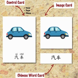 Transportation Chinese Learning Flashcards for Kids • Chinese Learning ...