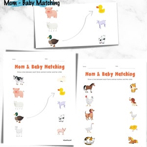 Farm Animal Chinese Learning Busy Book for Preschool, Pre-k, K, Home ...