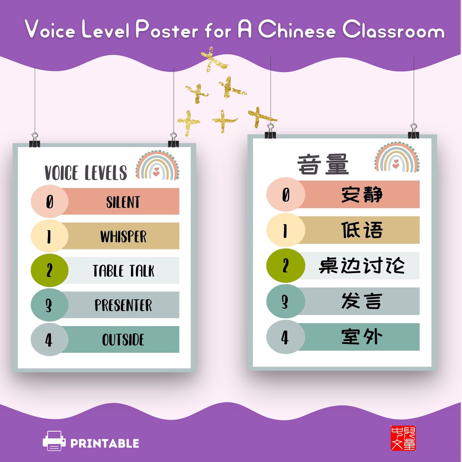 Chinese Classroom Setup Pack for Busy Teachers | Chinese Learning ...