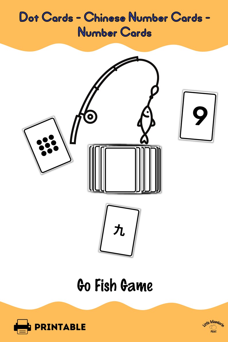Dot Number Chinese Character Flashcards for Kids Preschool, Pre-k ...