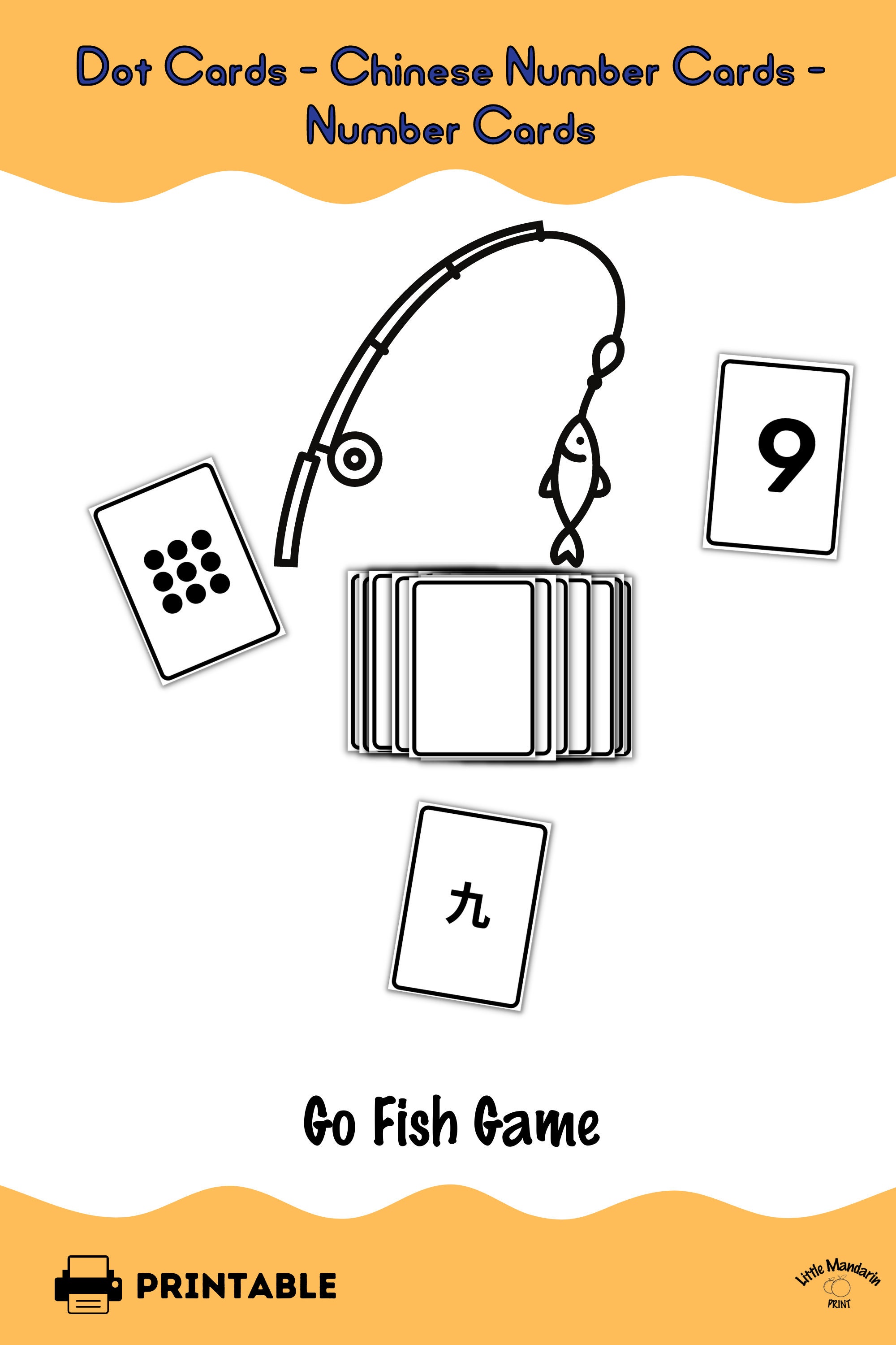 Dot Number Chinese Character Flashcards for Kids Preschool, Pre-k ...