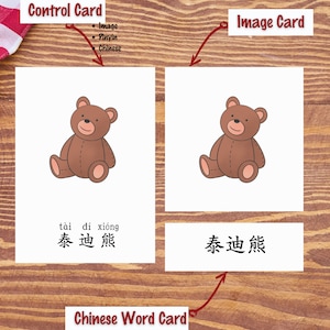 TOYS Chinese Learning Flashcards for Kids • Chinese Learning Print ...