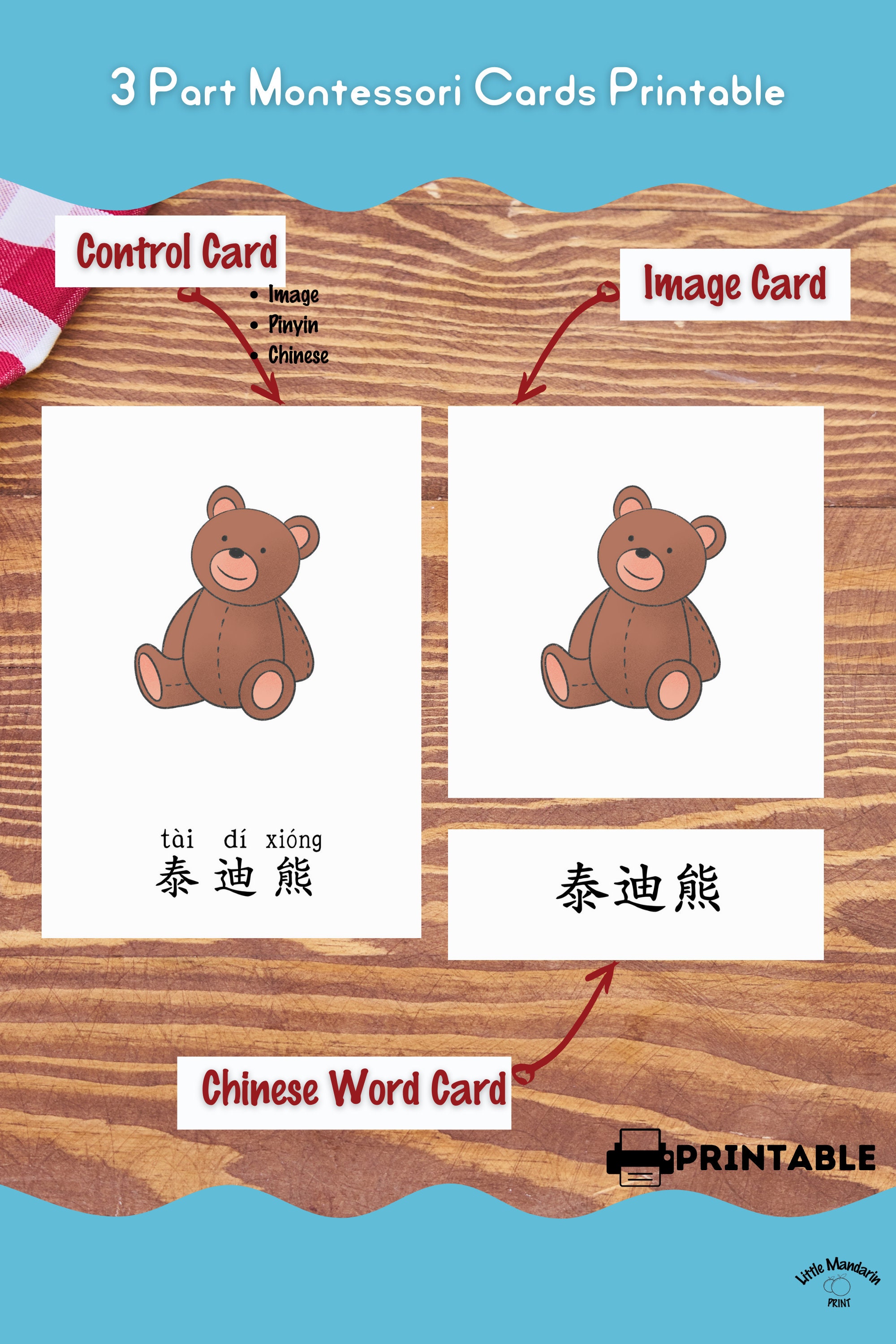 TOYS Chinese Learning Flashcards for Kids • Chinese Learning Print ...