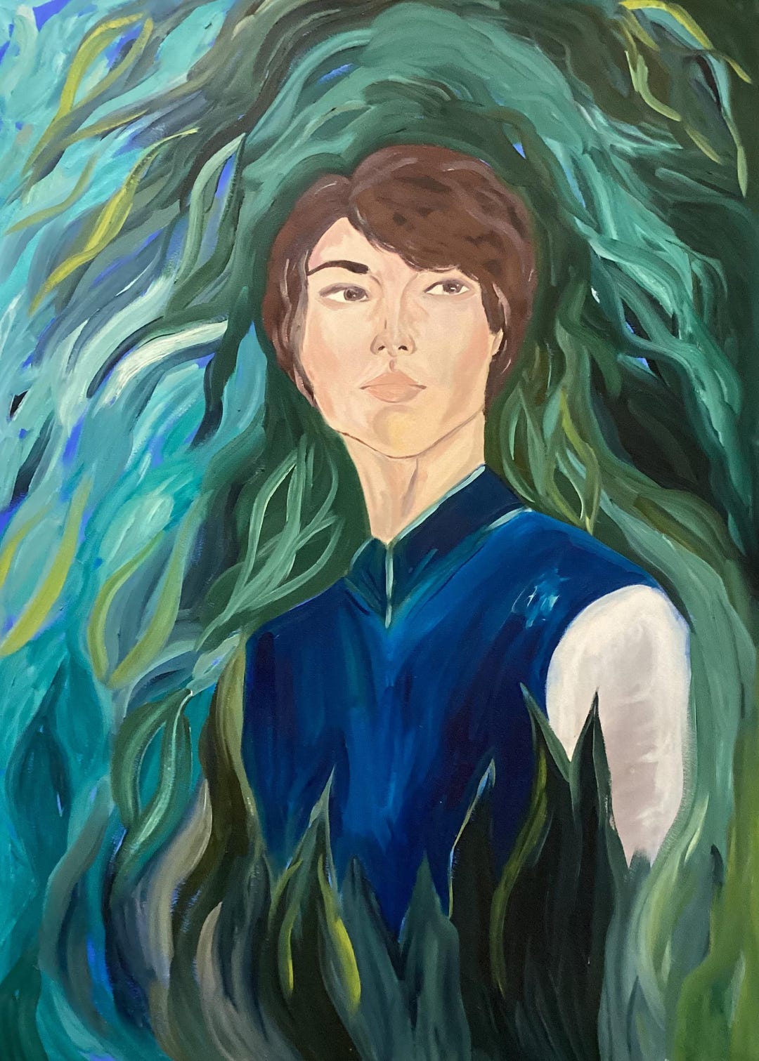 Yamazaki Kento Oil Painting. Big Size Canvas. - Etsy