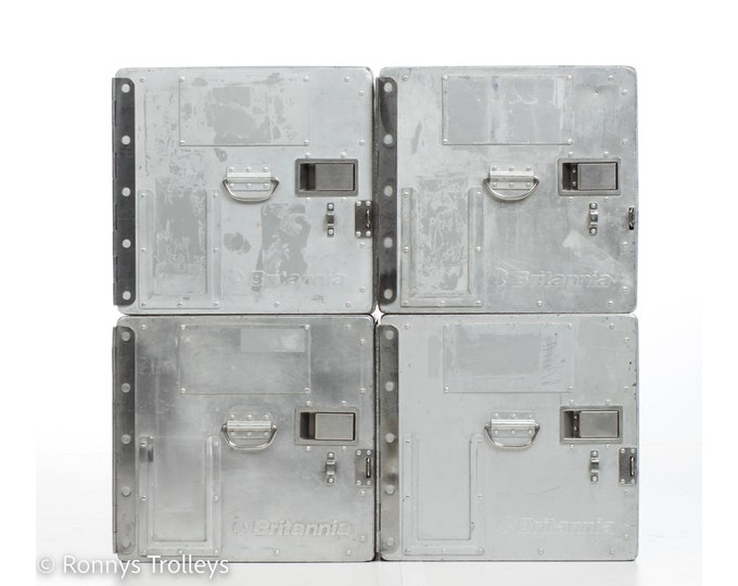 4 Britannia Airplane or Airline Storage Containers. Industrial ...
