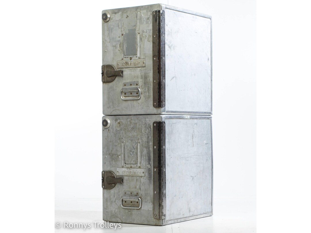 2 NOVAIR Aluminium Airline CONTAINERS - Kitchen Container - Storage ...