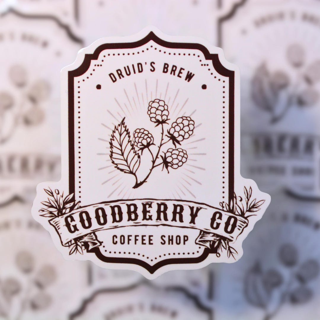 Goodberry Coffee | D&D TTRPG Nerdy Sticker - Etsy