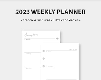 2023 Dated Personal - Etsy