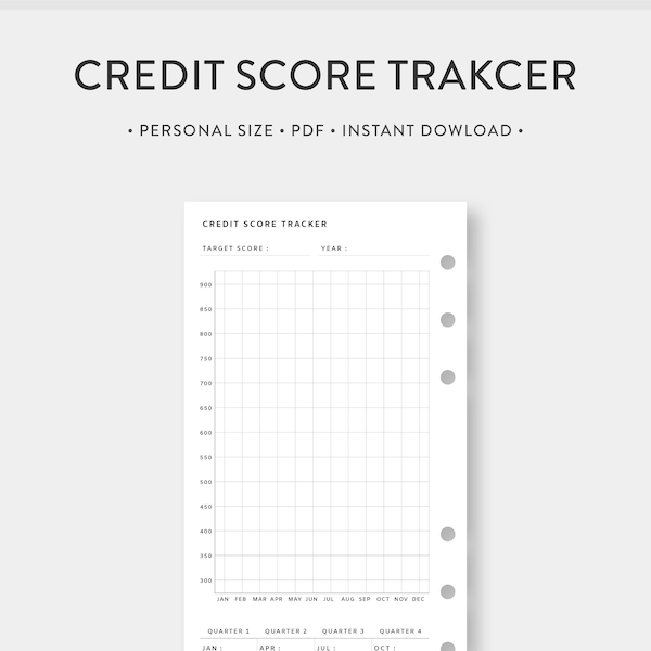 Credit Card Tracker Pdf Template - Etsy
