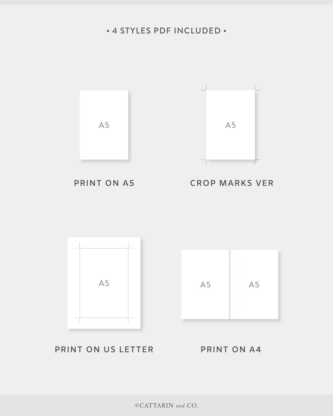 A5 Weekly Planner Printable Grid Paper Week on Two Pages - Etsy