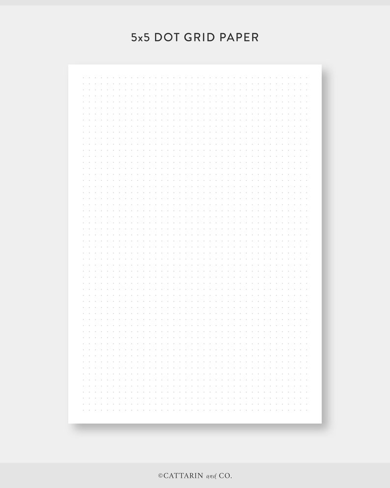 A4 | US Letter, Lined Notes, Grid Paper, Dot Grid Set | Essential ...