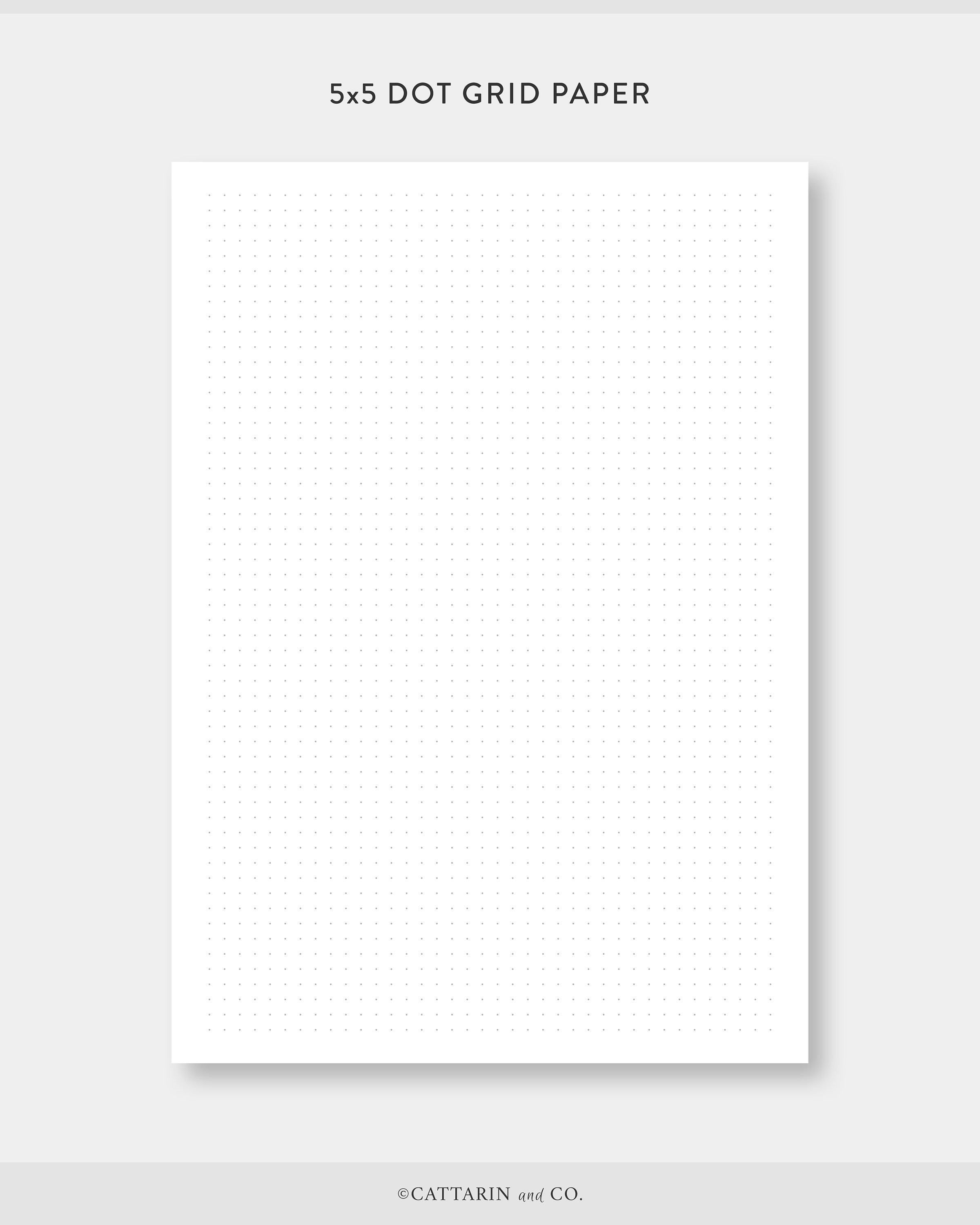 A4 | US Letter, Lined Notes, Grid Paper, Dot Grid Set | Essential ...