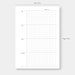 A6, Weekly Planner Printable Grid | Week on Two Pages | Undated ...