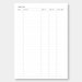 A4, US Letter, Work Time Log Printable | Simple Time Sheet Tracker ...