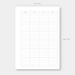 A6, Grid Monthly Planner Printable Calendar | Month on Two Pages ...